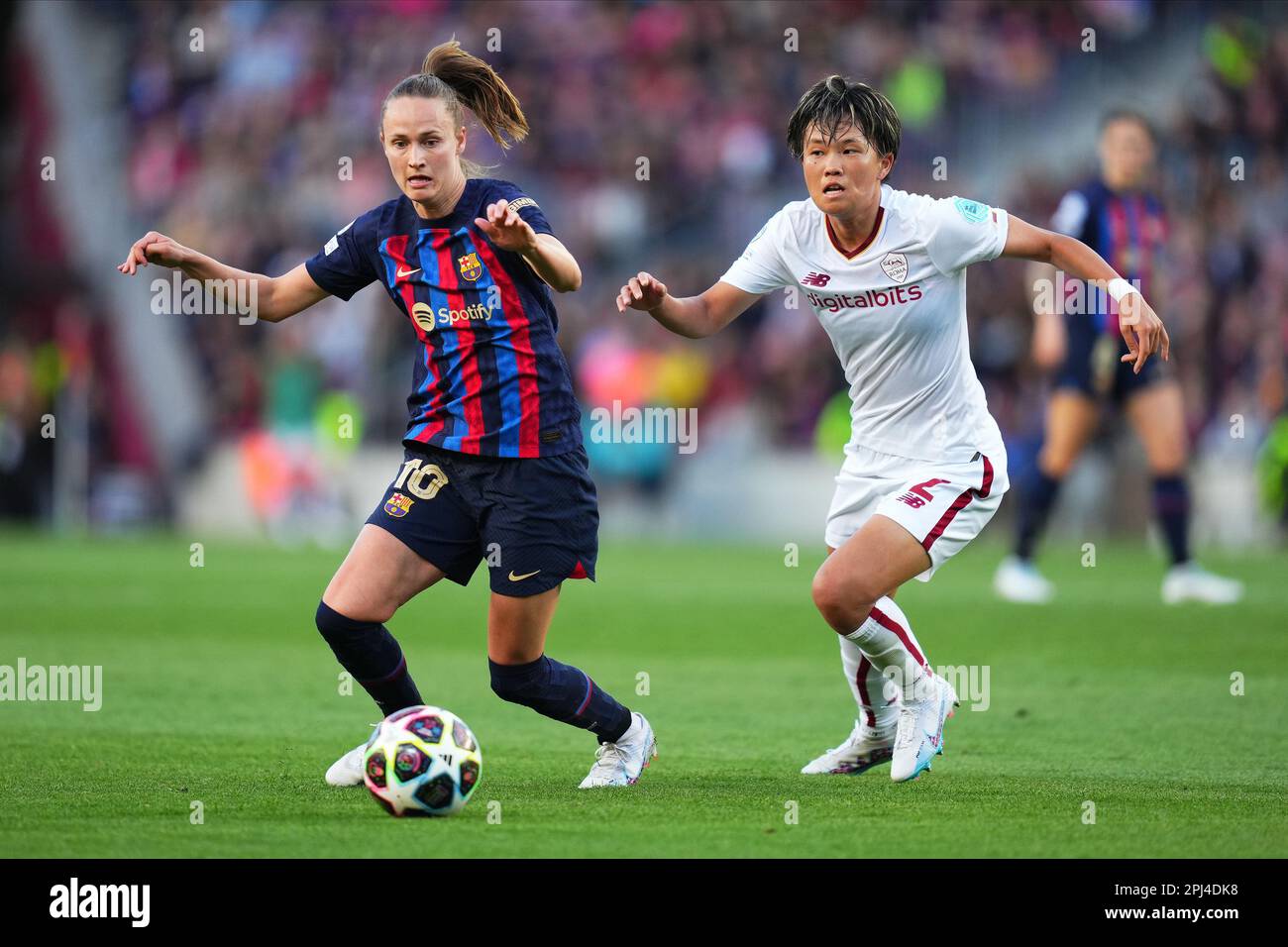 Barcelona, Spain. 29/03/2023, Caroline Graham Hansen of FC Barcelona ...