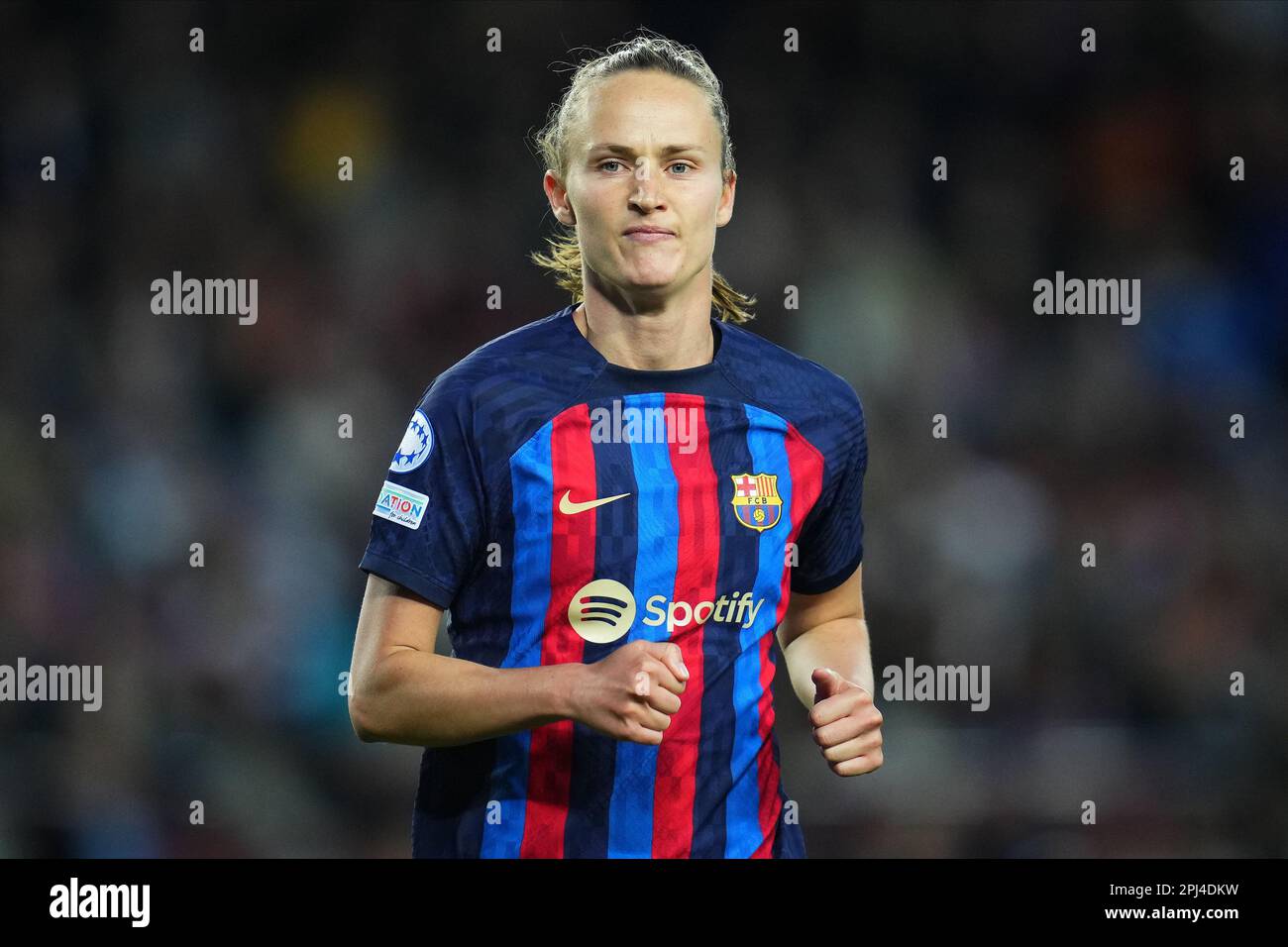 Barcelona, Spain. 29/03/2023, Caroline Graham Hansen of FC Barcelona ...