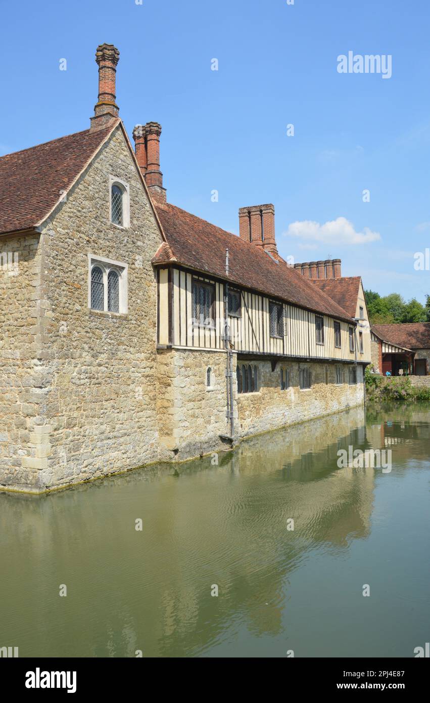 England, Kent, Ightham Mote (National Trust): in a secluded part of ...