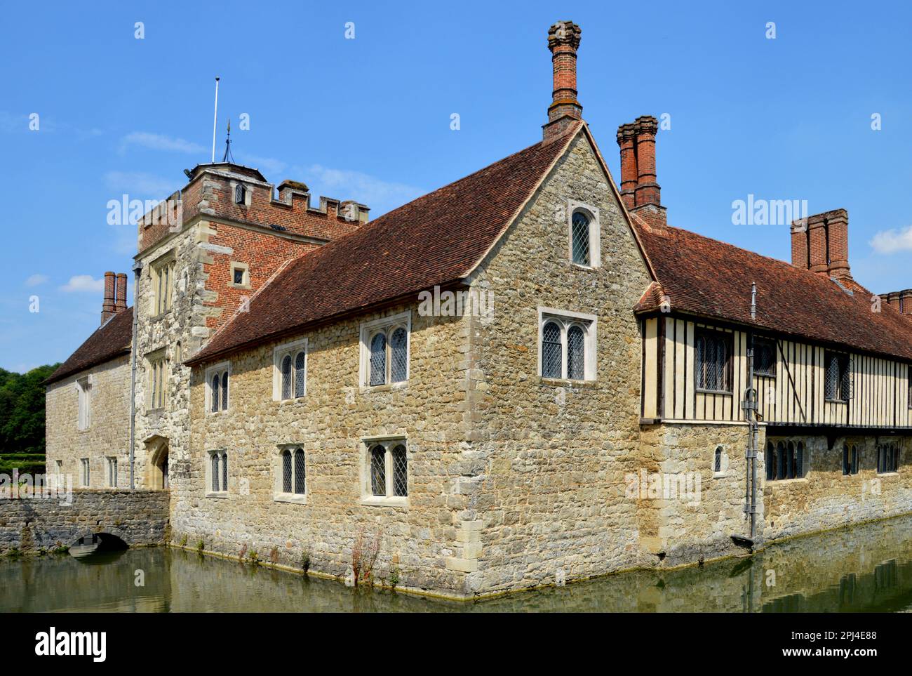 England, Kent, Ightham Mote (National Trust): in a secluded part of ...