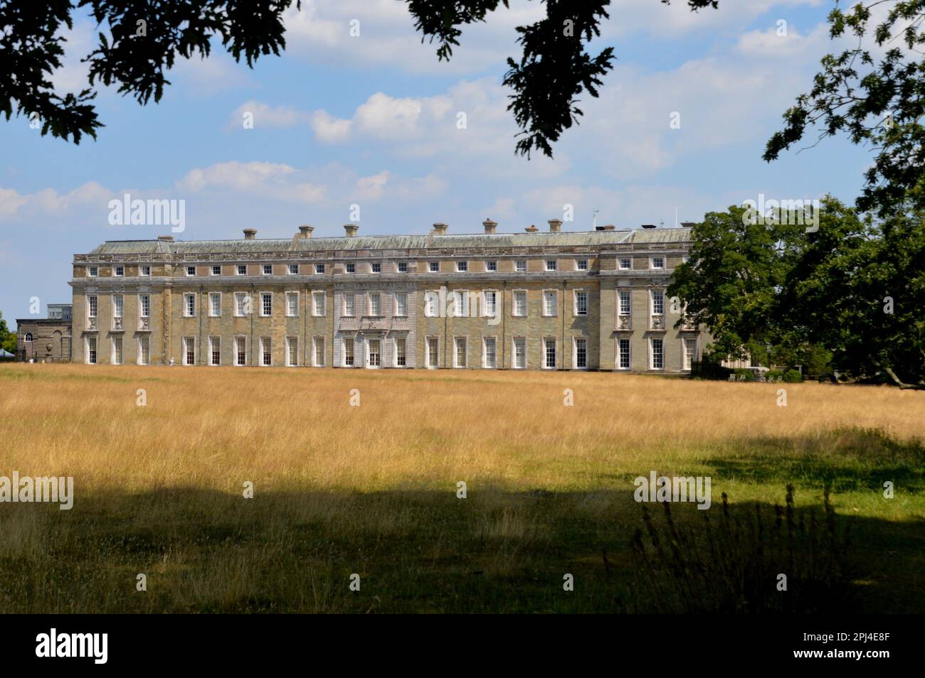 England, West Sussex, Petworth (National Trust): the main facade of ...