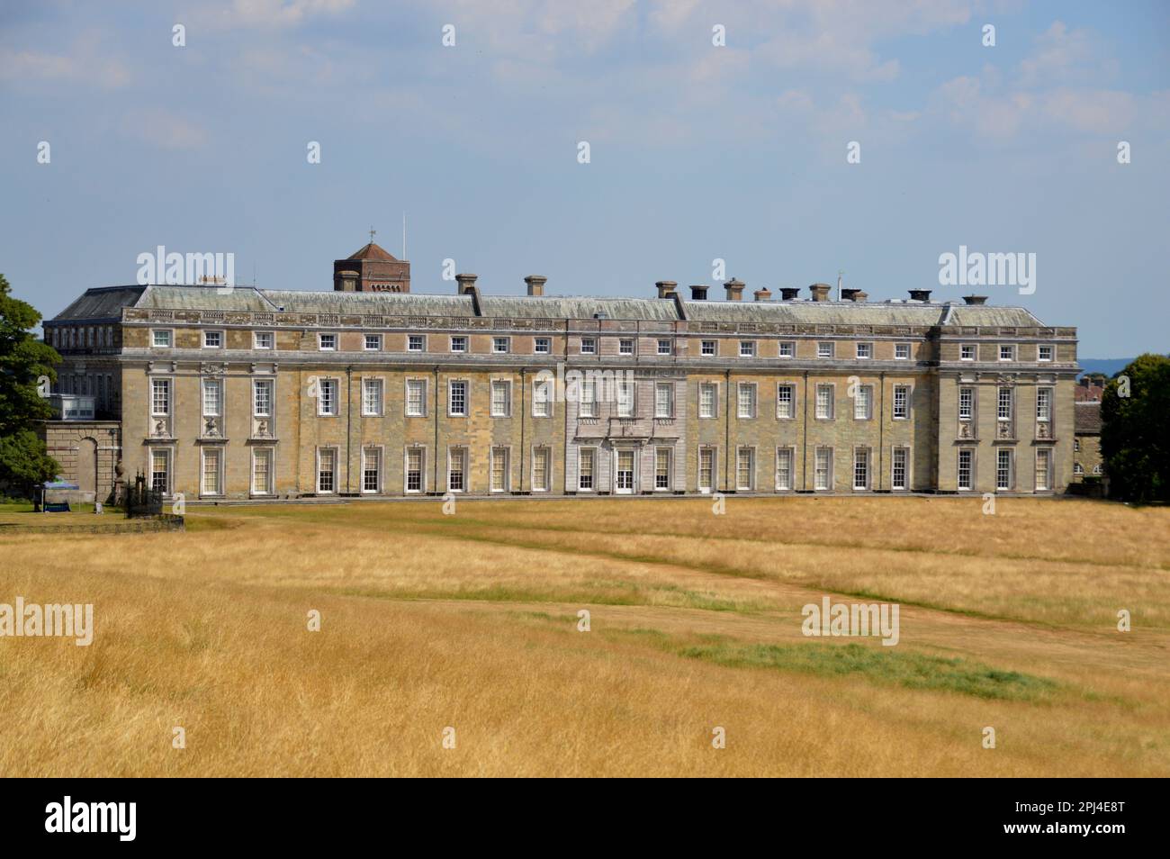 England, West Sussex, Petworth (National Trust): the main facade of ...
