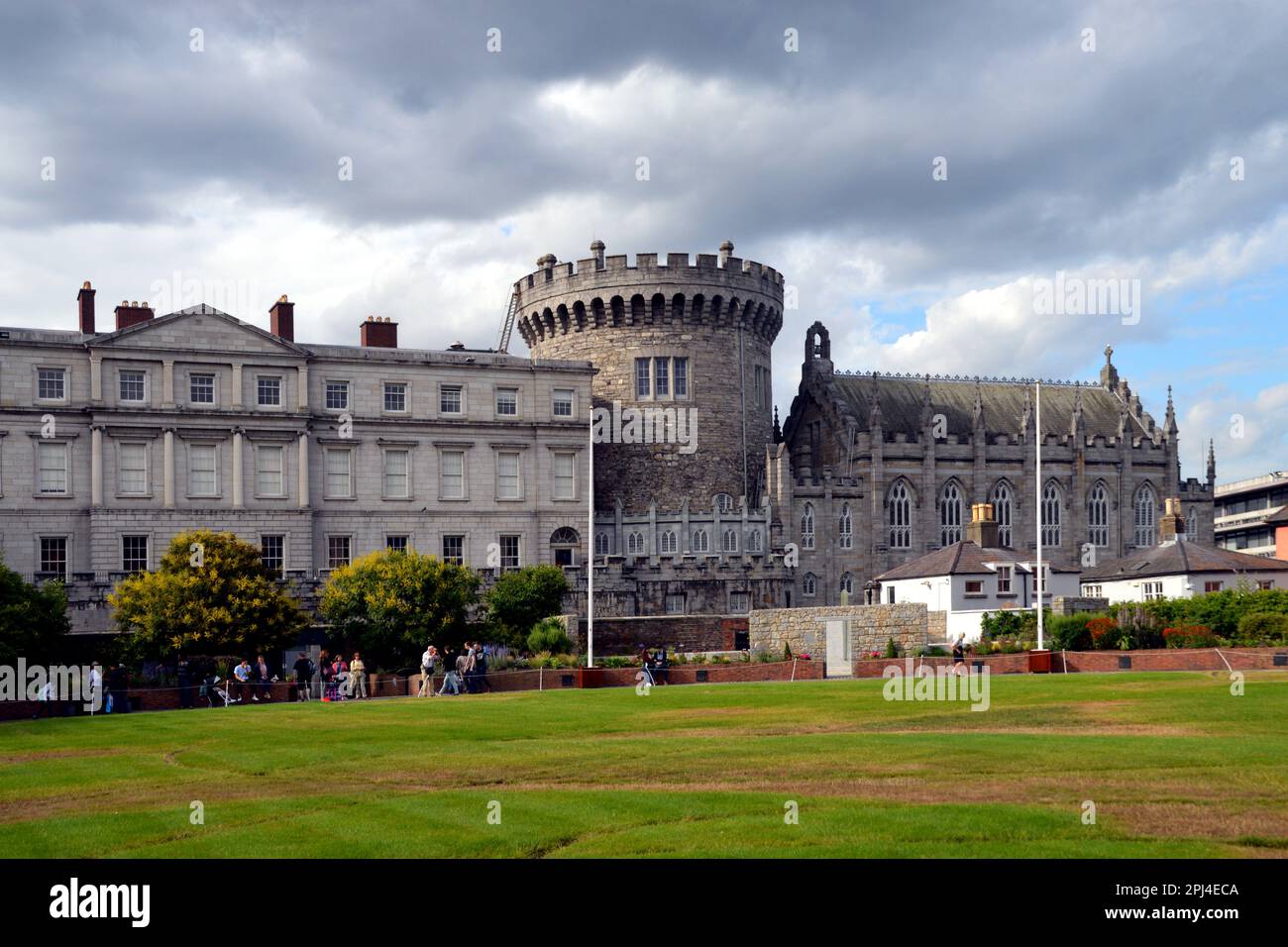 Ireland, Leinster, Dublin: Dublin Castle: the turreted Record Tower ...