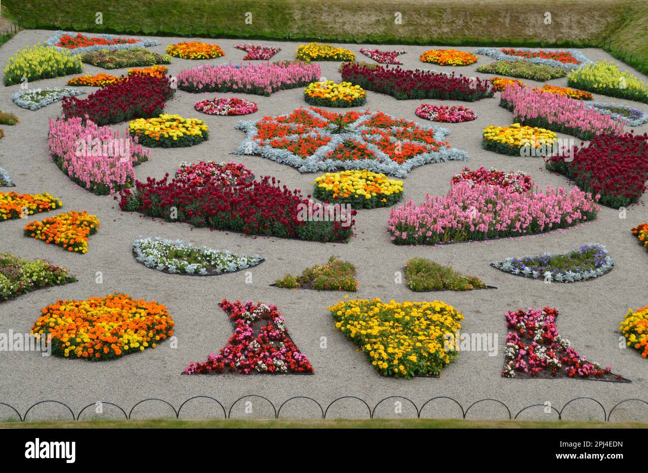 Northern Ireland, County Down, Downpatrick: a colourful display of ...