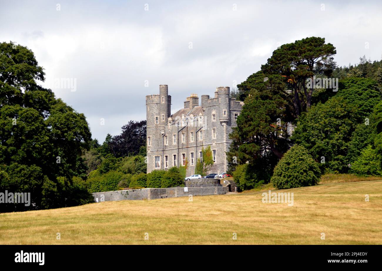 Northern Ireland, County Down, Castlewellan Forest Park: the castle was ...