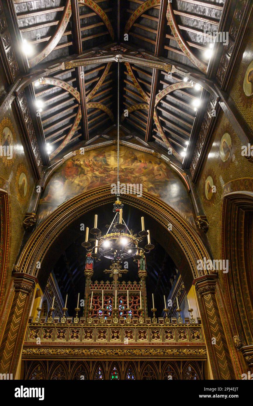 St Giles Catholic Church, Cheadle, Staffordshire Stock Photo - Alamy