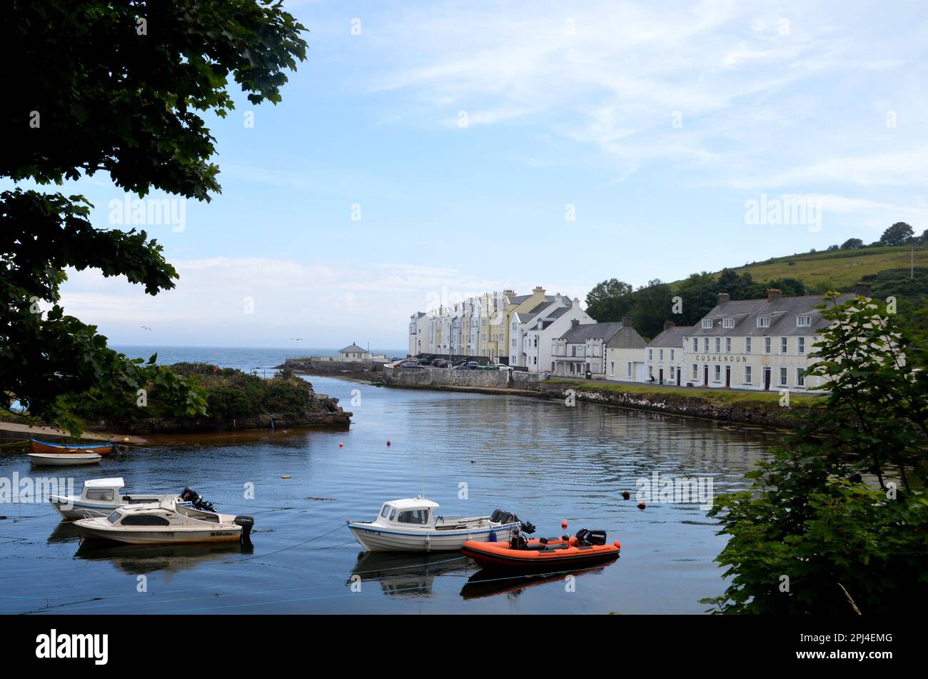 Northern Ireland, County Antrim, Cushendun: the village is known for ...