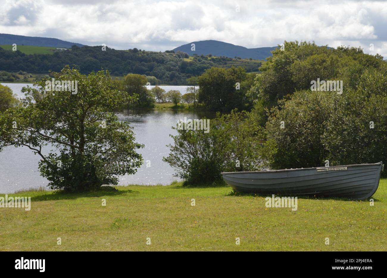 Ireland, County Galway, Joyce Country: view of the northern end of ...