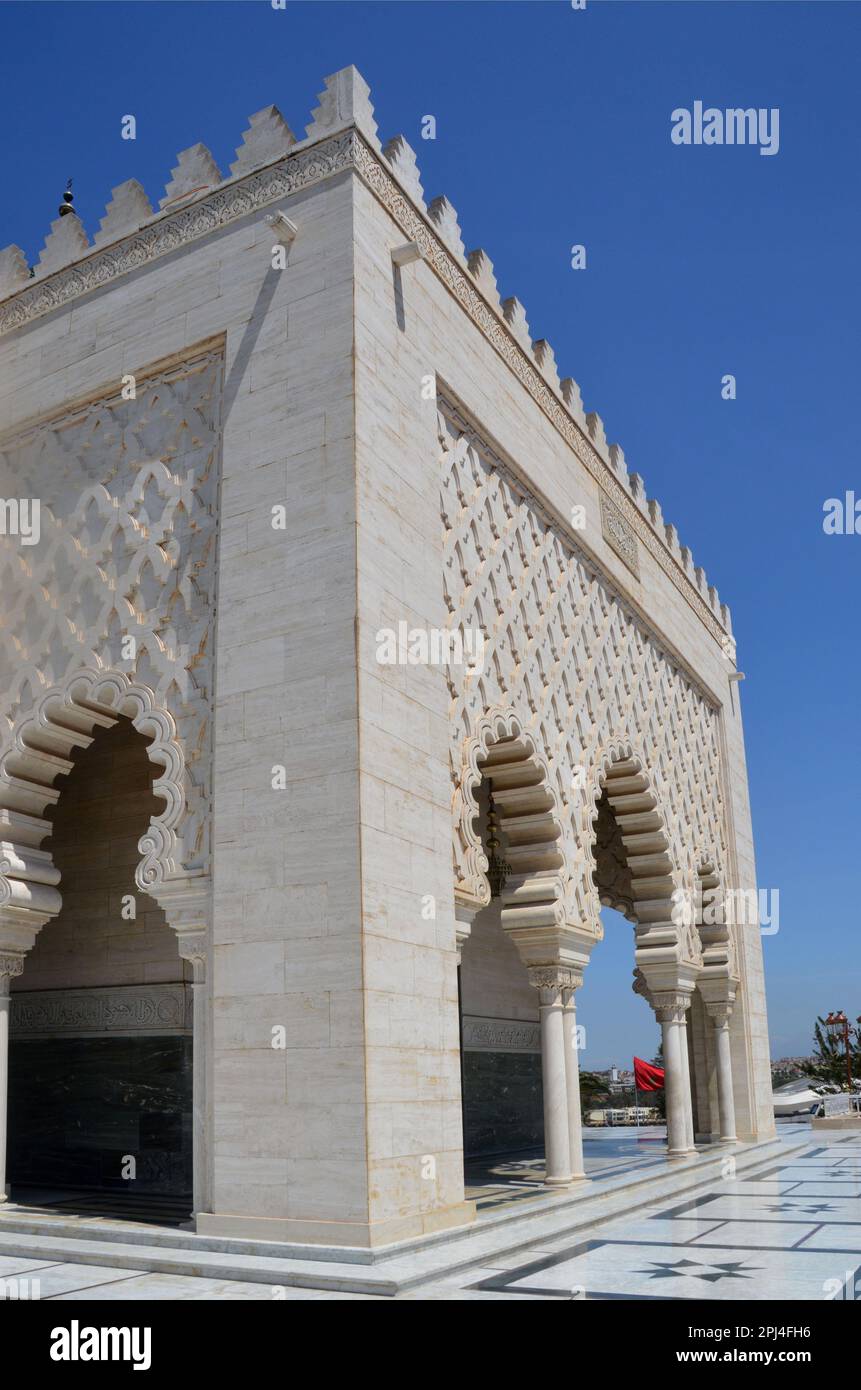 Morocco, Rabat: the Mausoleum of Mohammed V (and Hassan II) designed by ...