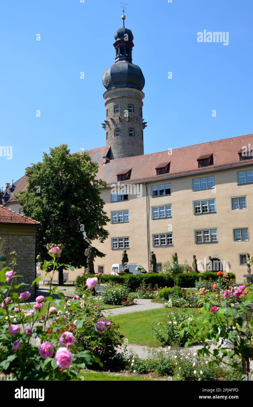 Germany, Baden-Württemberg, Weikersheim: the late Renaissance palace of ...