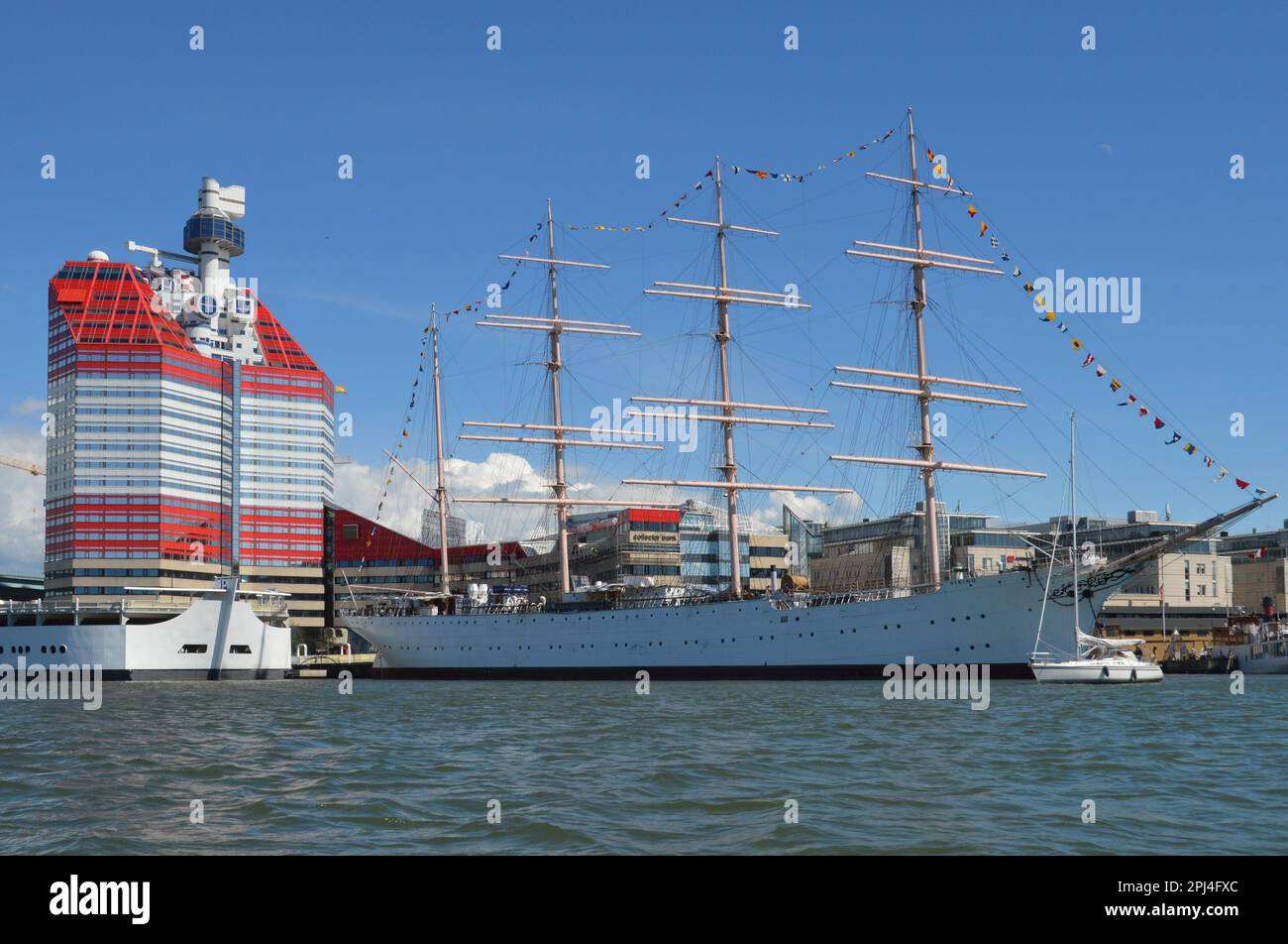 Sweden, Gothenburg: the four-masted barque, "Viking", built in 1906 by ...