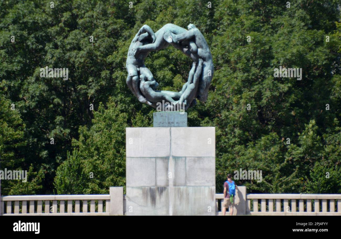 Norway, Oslo: Vigeland Sculpture Park within Frogner Park, a collection ...