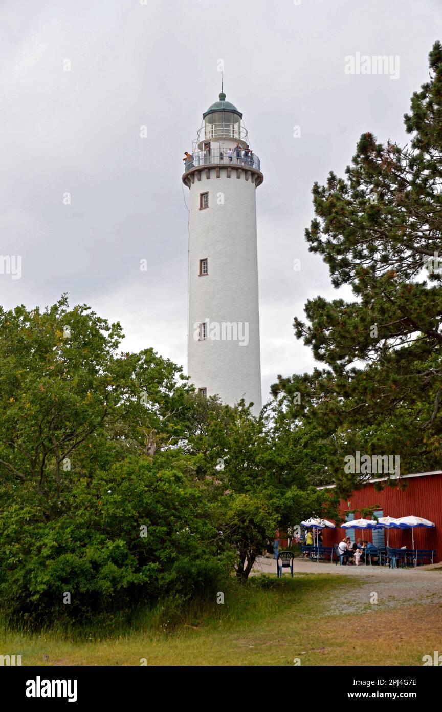 Sweden, Öland Island: built in 1844-5, the lighthouse "Lange Erik" is ...