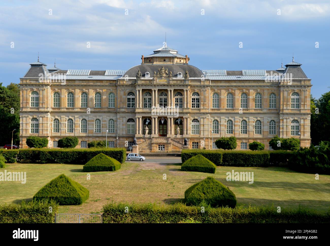 Germany, Thuringia, Gotha: the Ducal Museum, in Neo-Renaissance style ...
