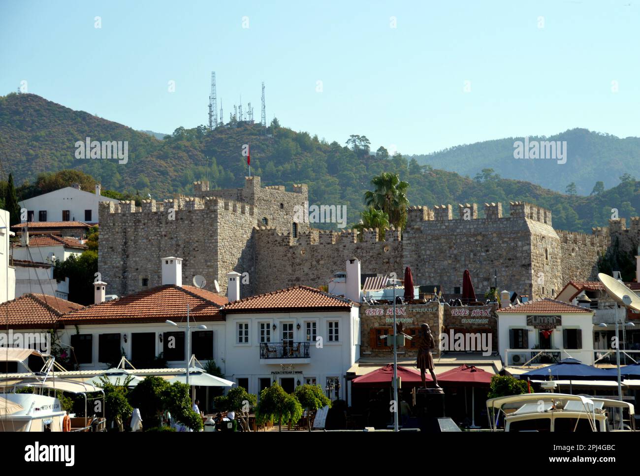 Turkey, Marmoris: the castle, built in 1522, in the reign of Suleiman ...