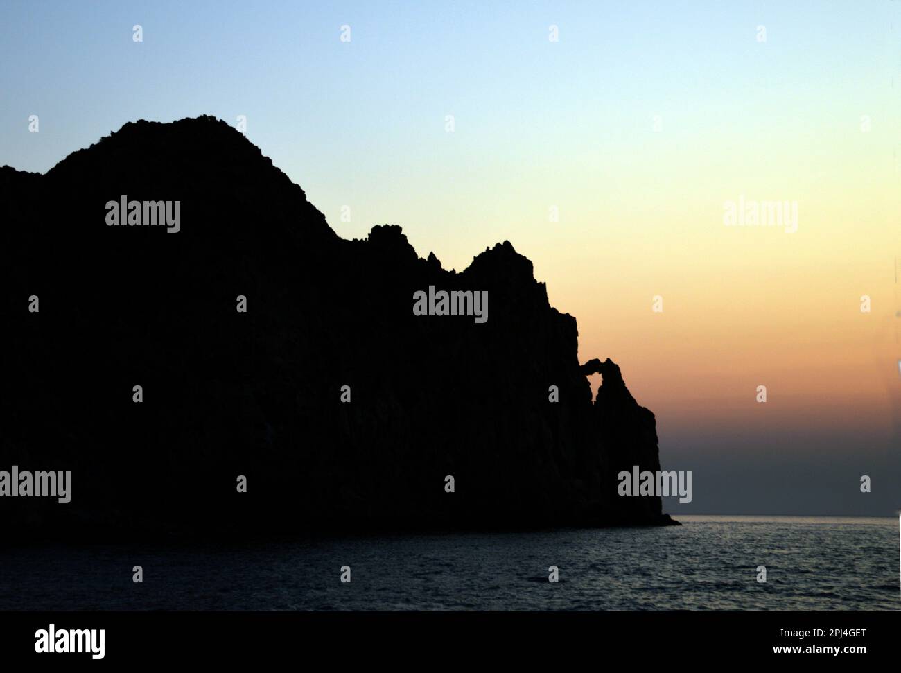 Greece, Island of Cos: perforated rocks on the south coast of the ...