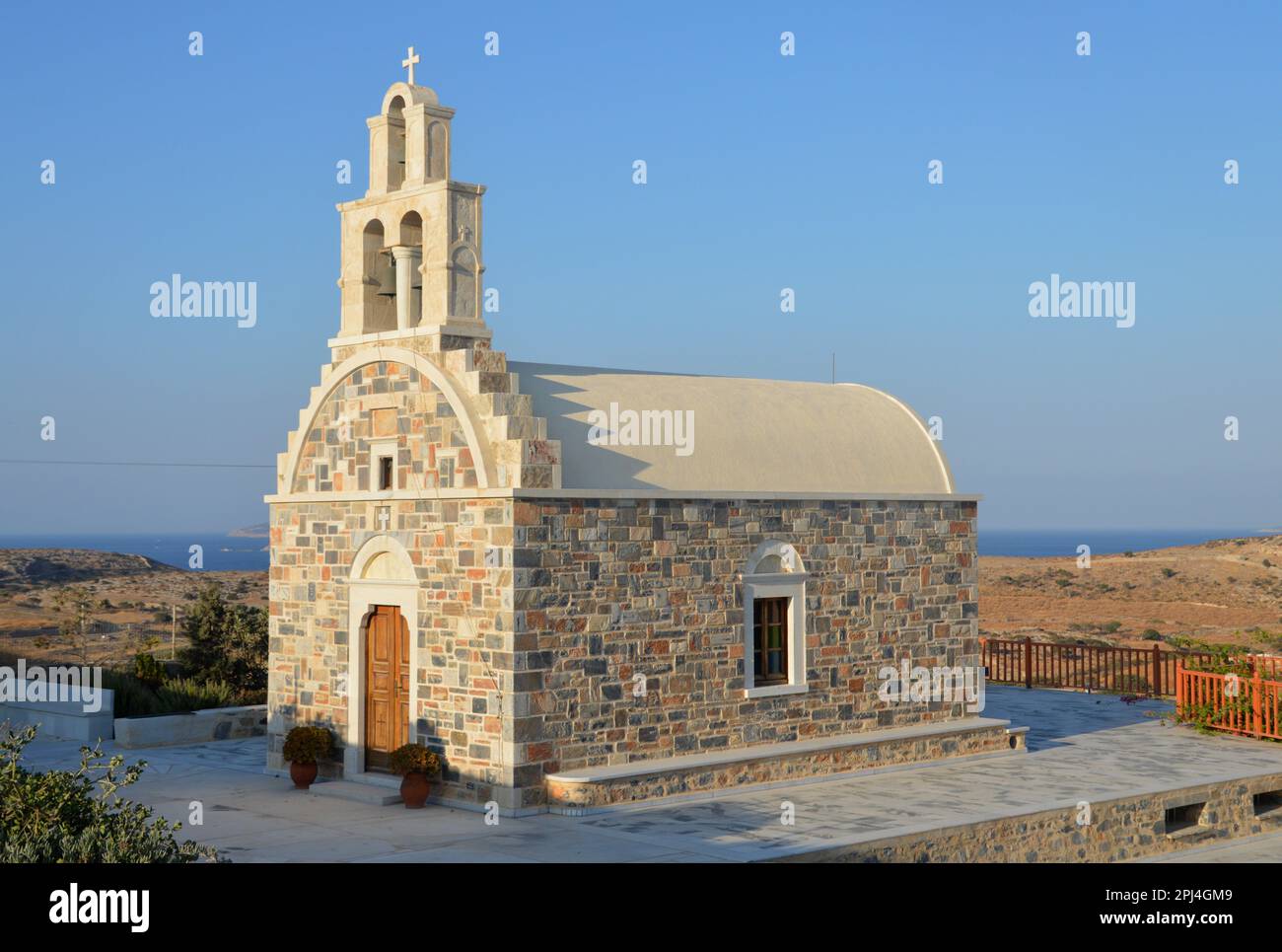 Greece, Island of Schoinoussa (pop. 256): an attractive, modern ...