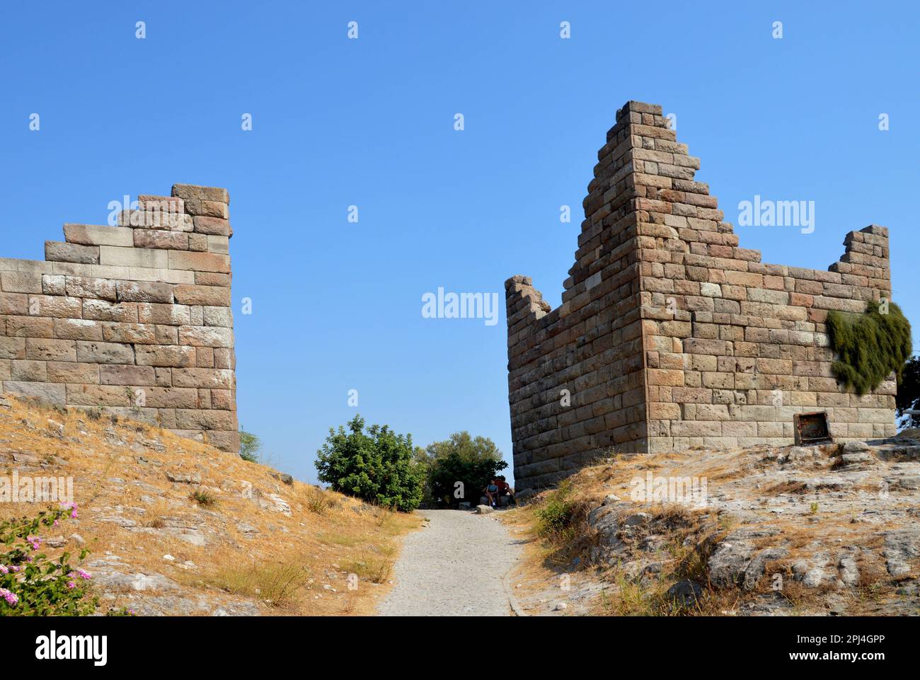 Turkey, Bodrum: Myndos Gate, the only surviving gate in the 7-kilometre ...