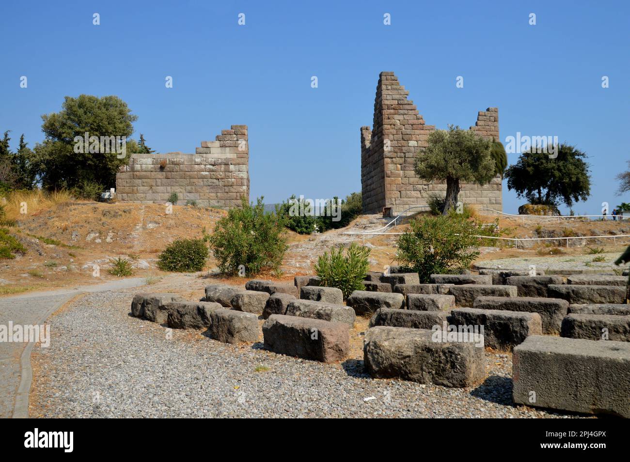 Turkey, Bodrum: Myndos Gate, the only surviving gate in the 7-kilometre ...