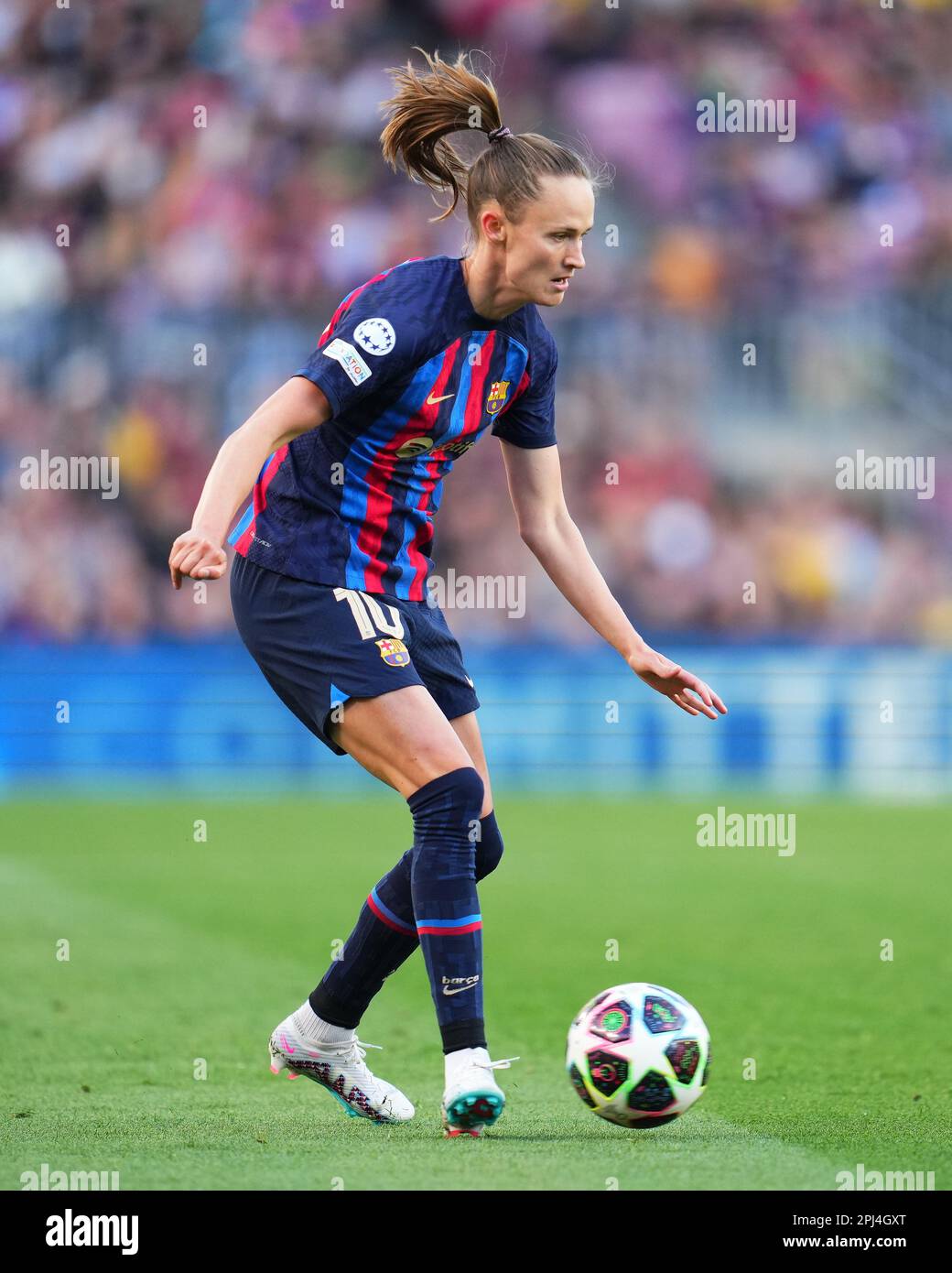 Barcelona, Spain. 29/03/2023, Caroline Graham Hansen of FC Barcelona ...
