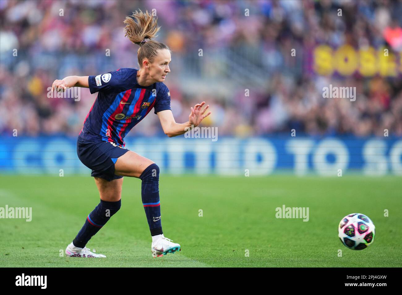 Barcelona, Spain. 29/03/2023, Caroline Graham Hansen of FC Barcelona ...