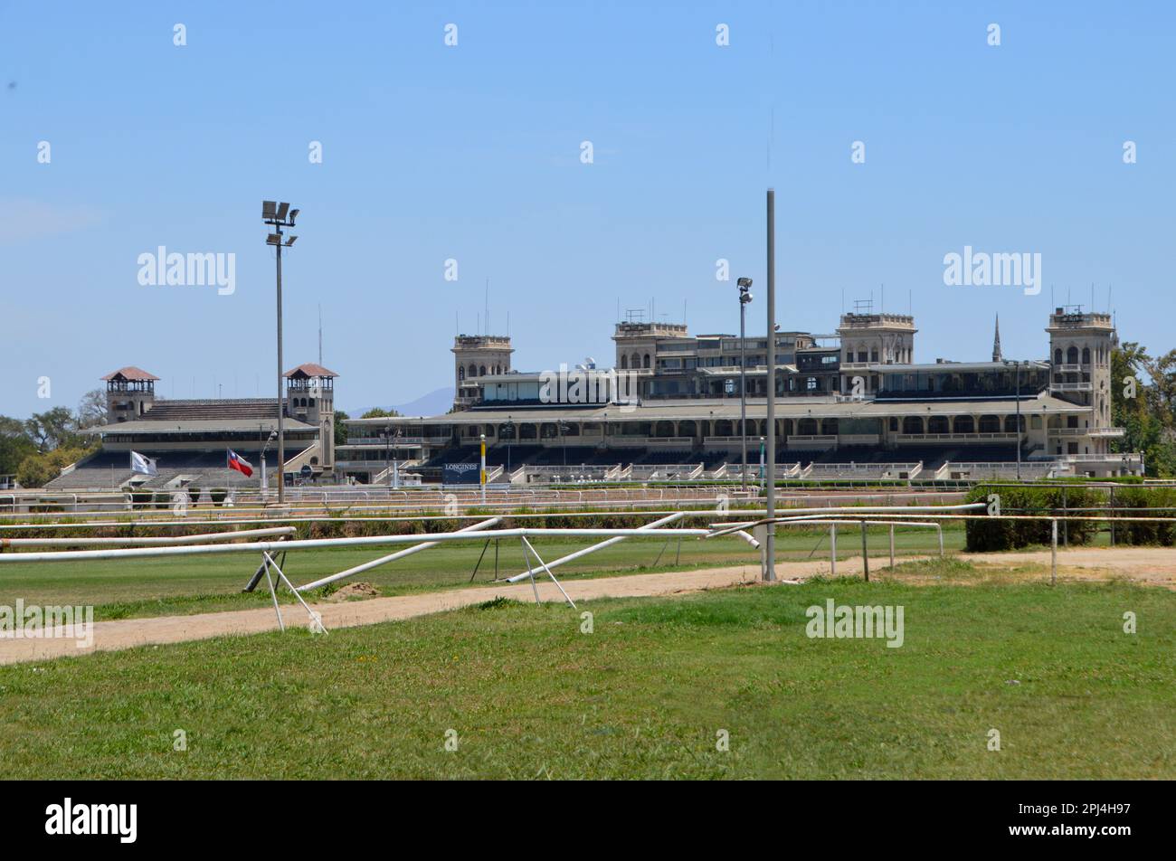 Chile. Santiago: Club Hipico de Santiago, a racecourse for horses ...