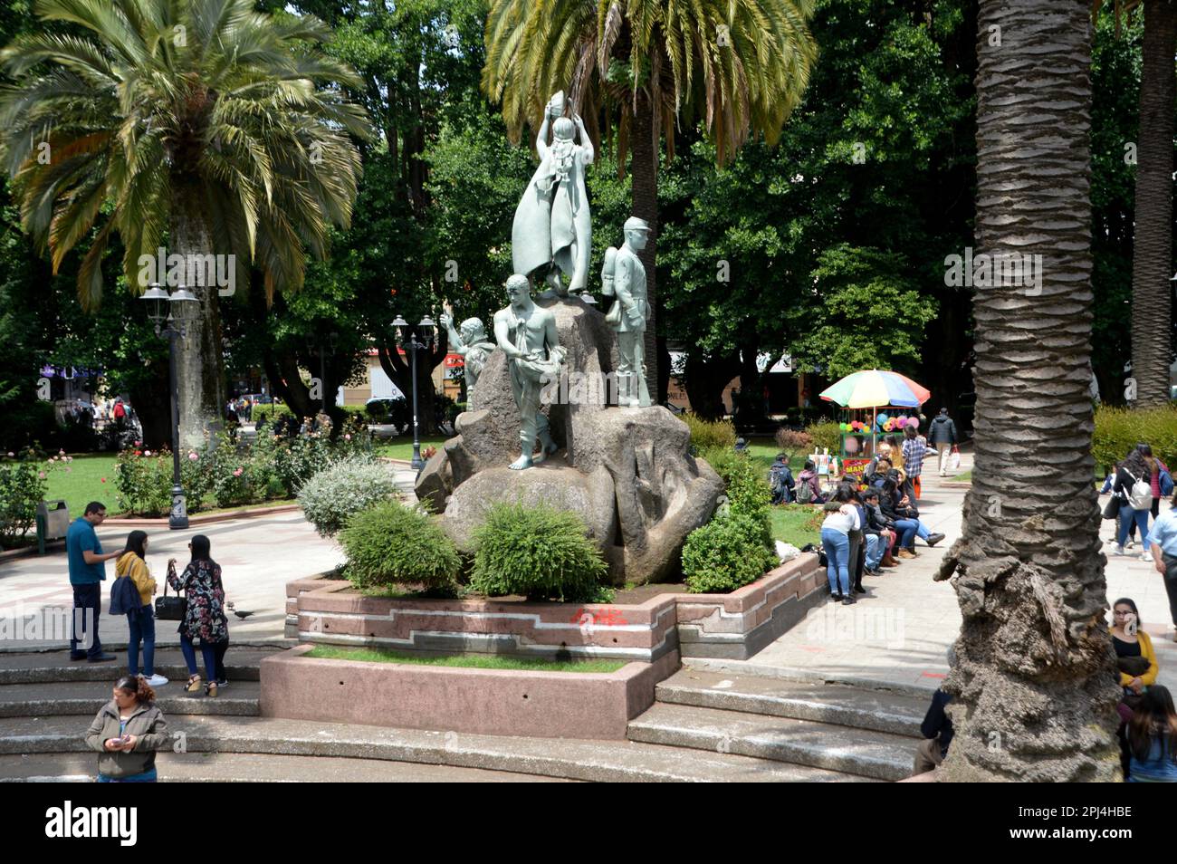 Chile. Temuco: Plaza de Armas Anibal Pinto is the main square and hub ...