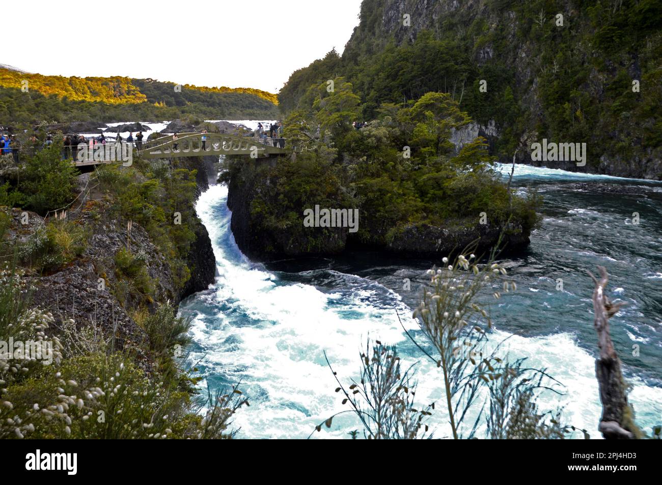 Petrohué river waterfalls hi-res stock photography and images - Alamy