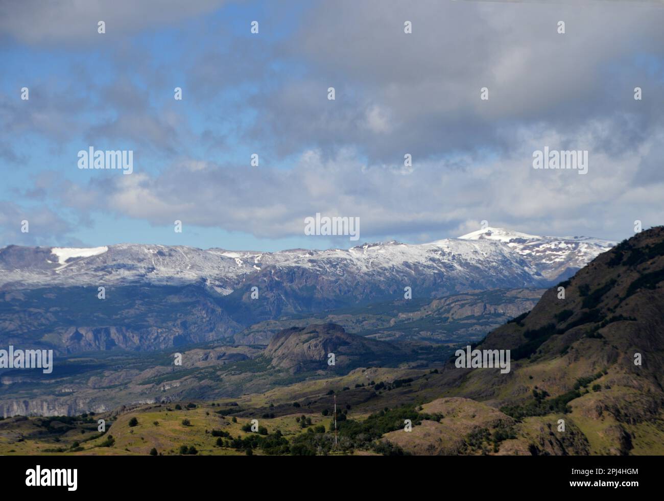 Chile, Patagonia: view from the mirador (belvedere) Cerro Castillo ...