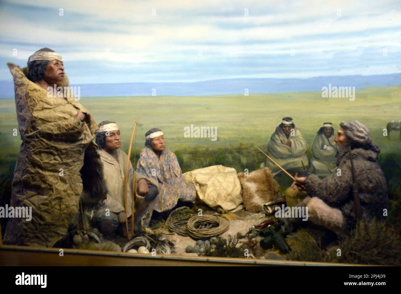 Chile, Punta Arenas: diorama in the Museum Regional Salesian ...
