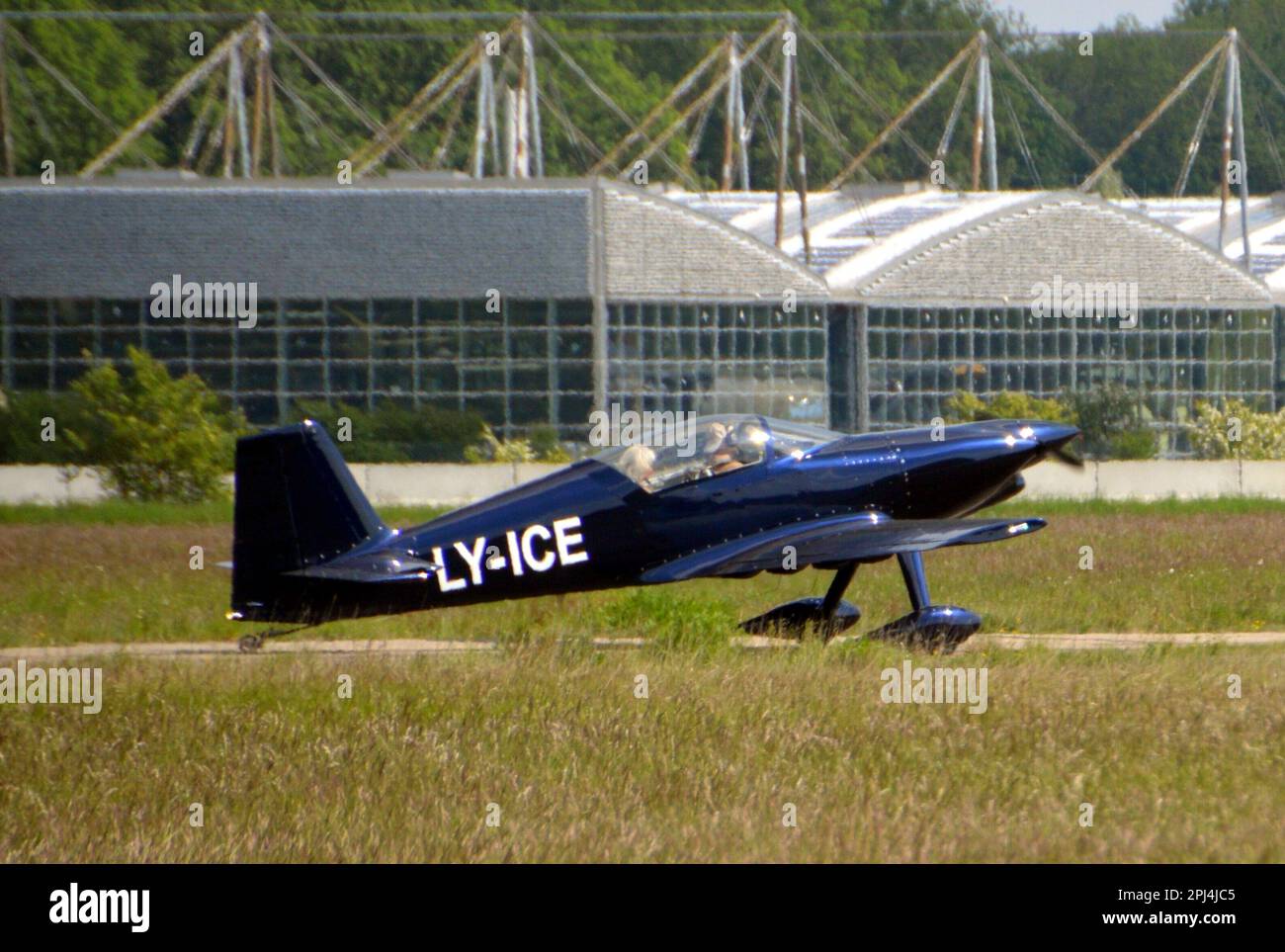 Germany, Bavaria, Oberschleissheim: LY-ICE Lithuanian-registered Harmon ...