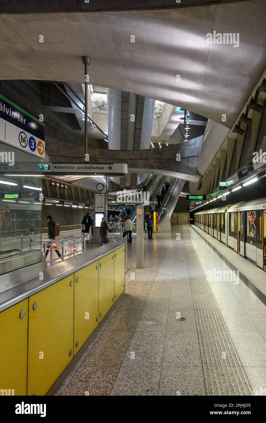 Metro Line 4 Budapest Stock Photo - Alamy