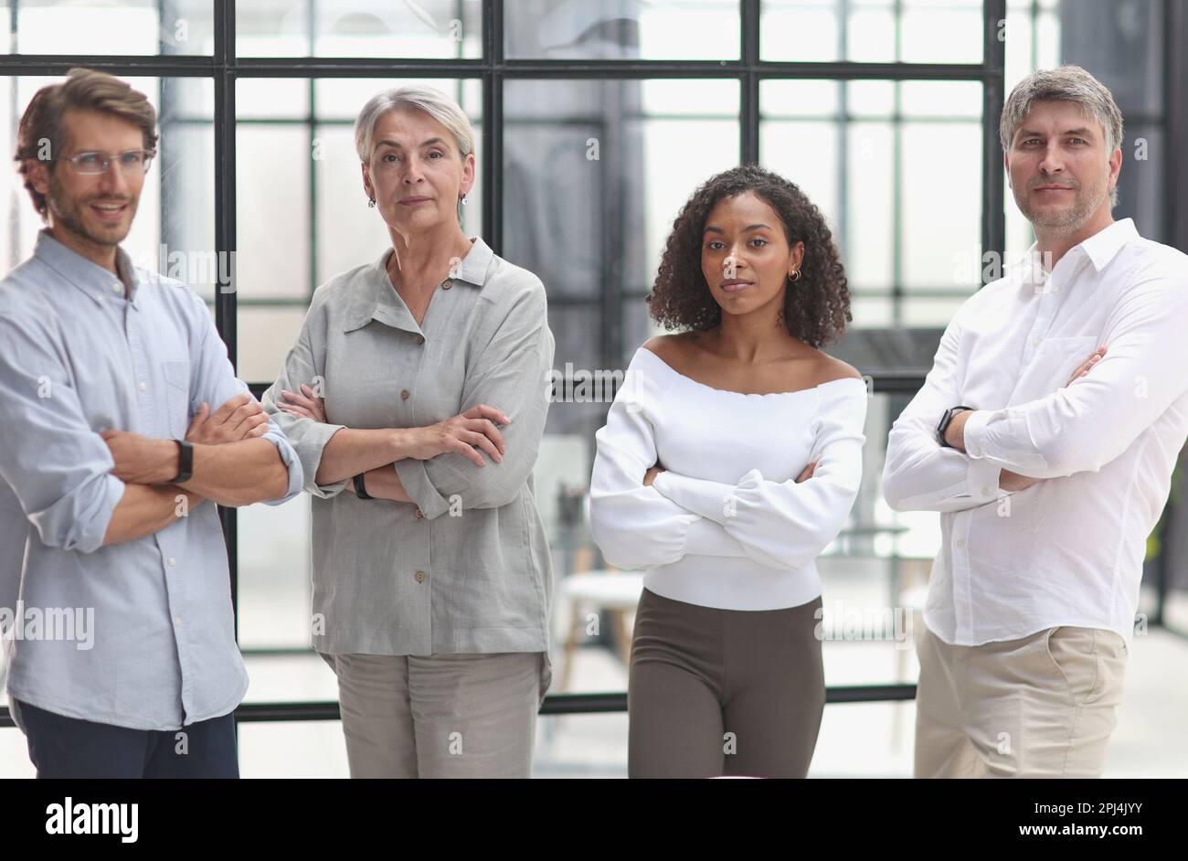 A group of young modern people in smart casual clothes Stock Photo - Alamy