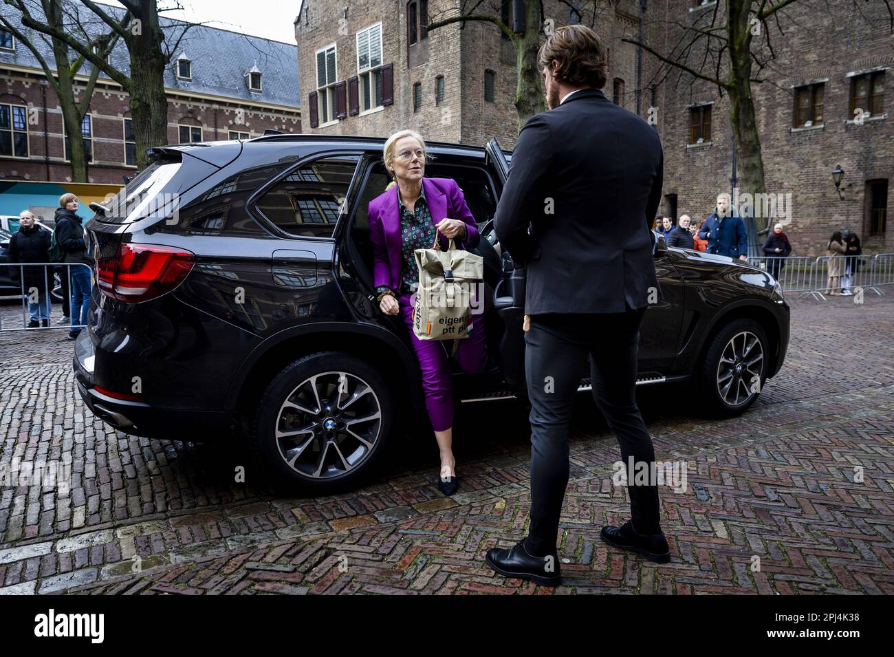 THE HAGUE - Sigrid Kaag, Minister of Finance, at the Binnenhof prior to ...