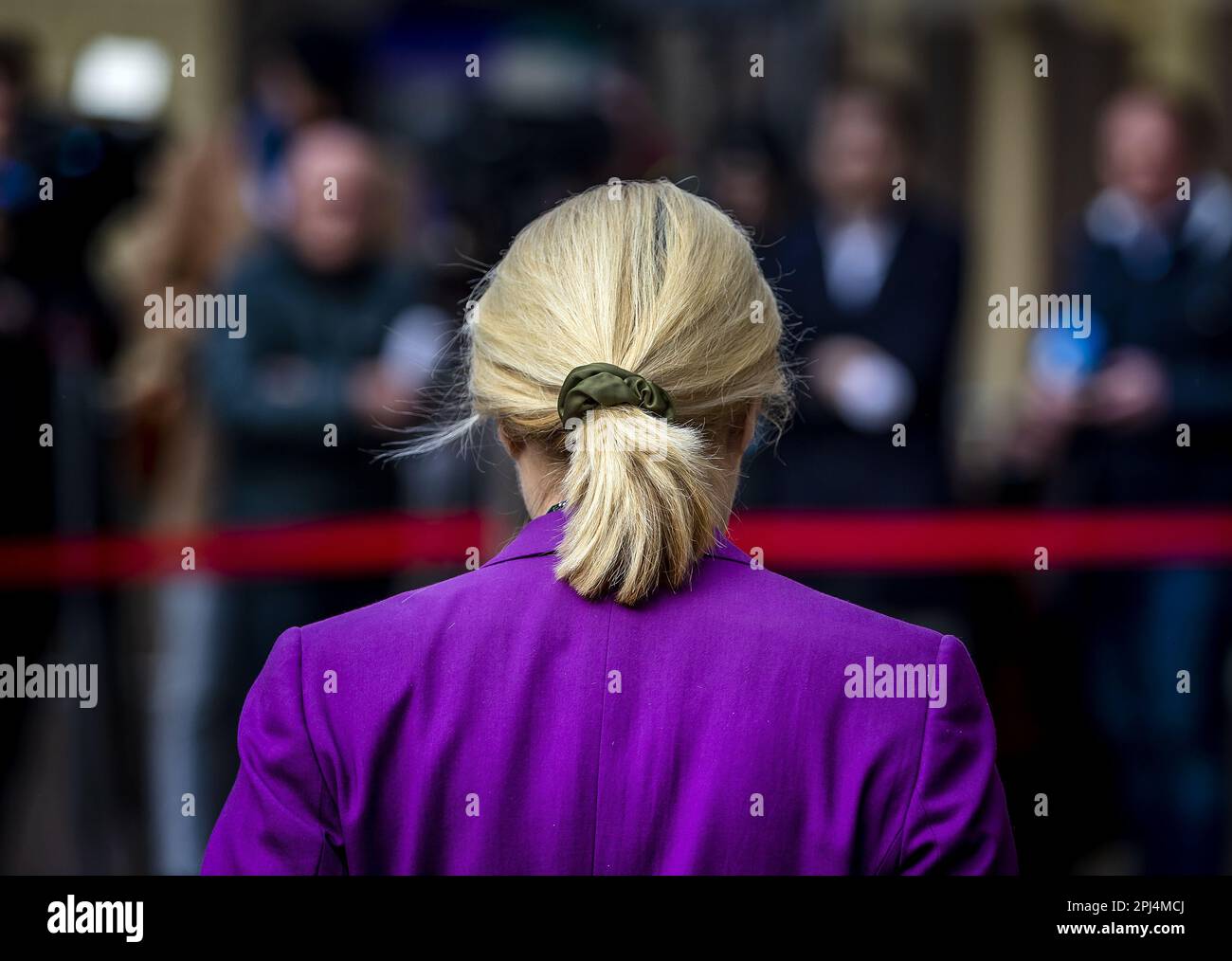 THE HAGUE - Sigrid Kaag, Minister of Finance, at the Binnenhof prior to ...