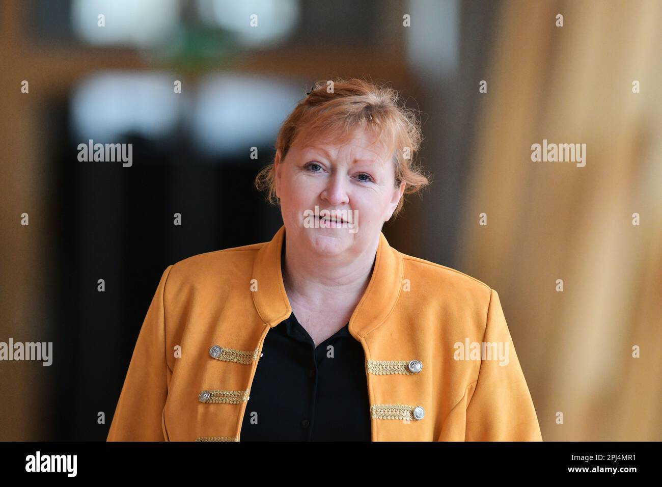 Edinburgh Scotland, UK 30 March 2023. Emma Harper at the Scottish ... Edinburgh Scotland, UK 30 March 2023. Emma Harper at the Scottish ...