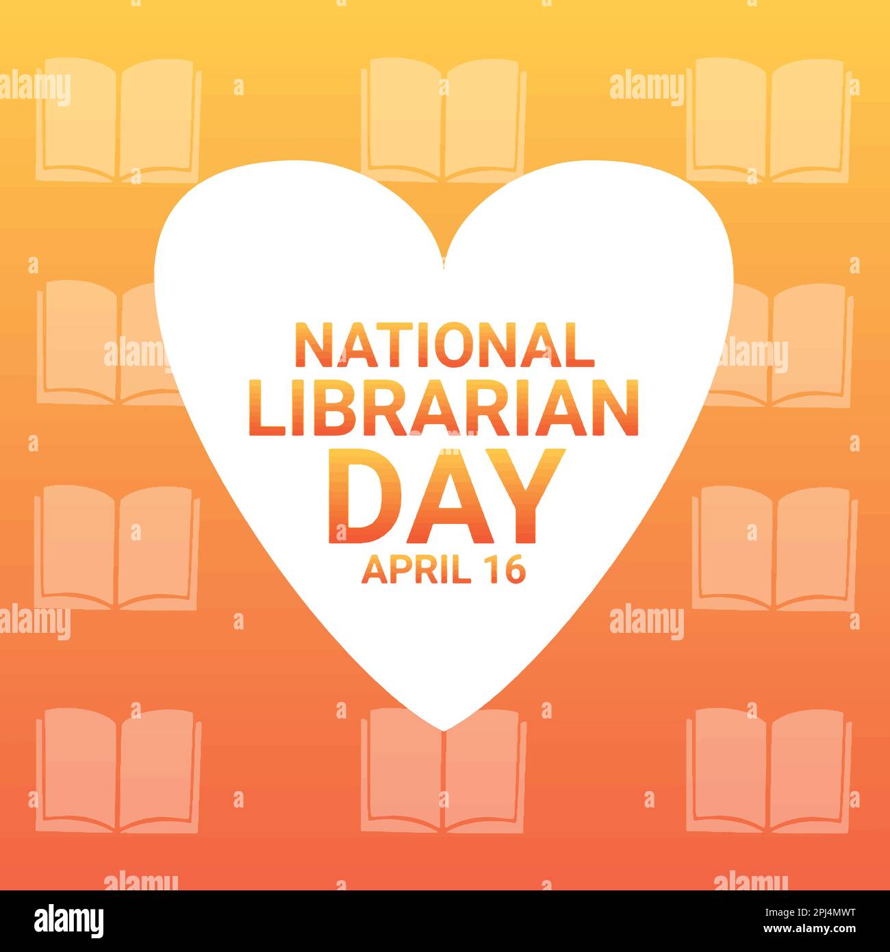 National Librarian Day. April 16. Holiday concept. Template for ...