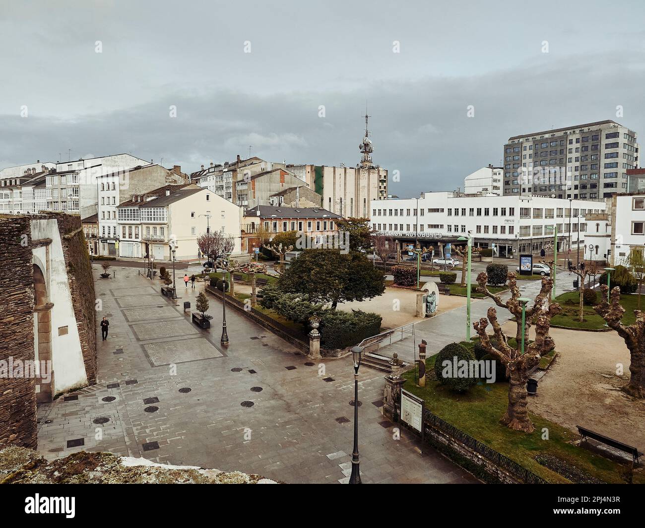 View of lugo old town galicia hi-res stock photography and images - Alamy