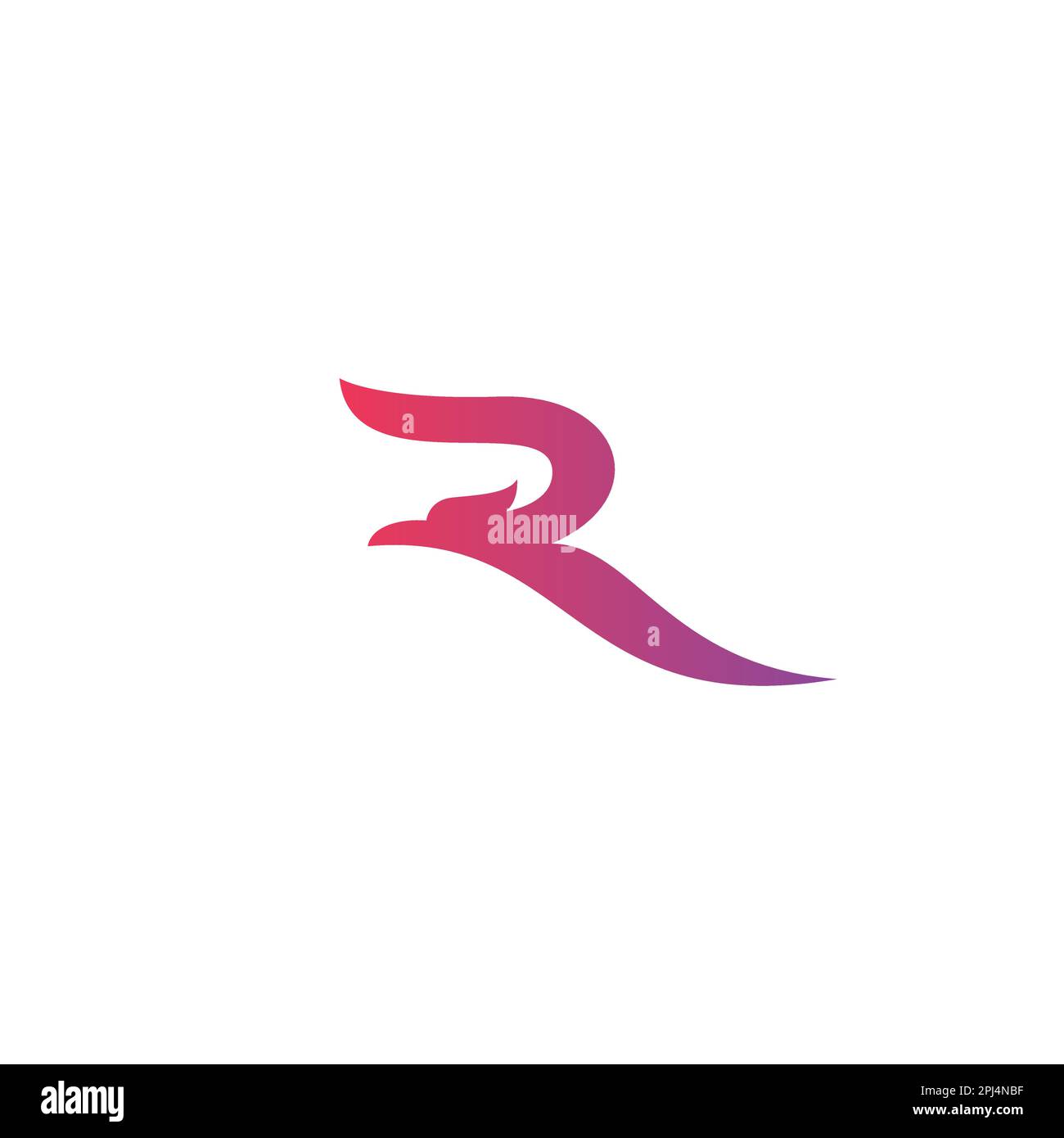 R Eagle Logo Design. Eagle vector Illustration Stock Vector Image & Art ...