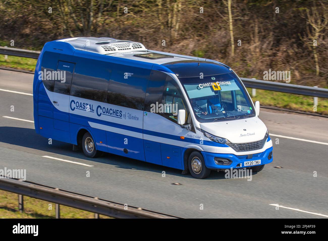 Master Edward COASTAL COACHES 2020 White Blue Iveco Daily 70C21 Auto ...