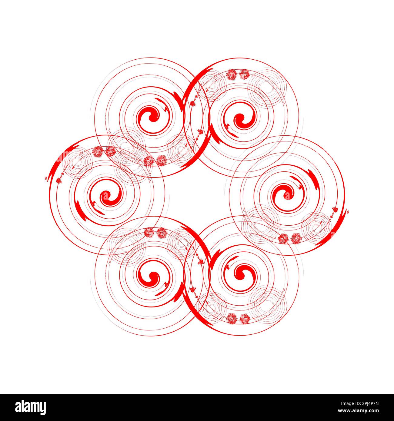 Abstract Geometric art. Speed lines in circle form. Vector illustration ...