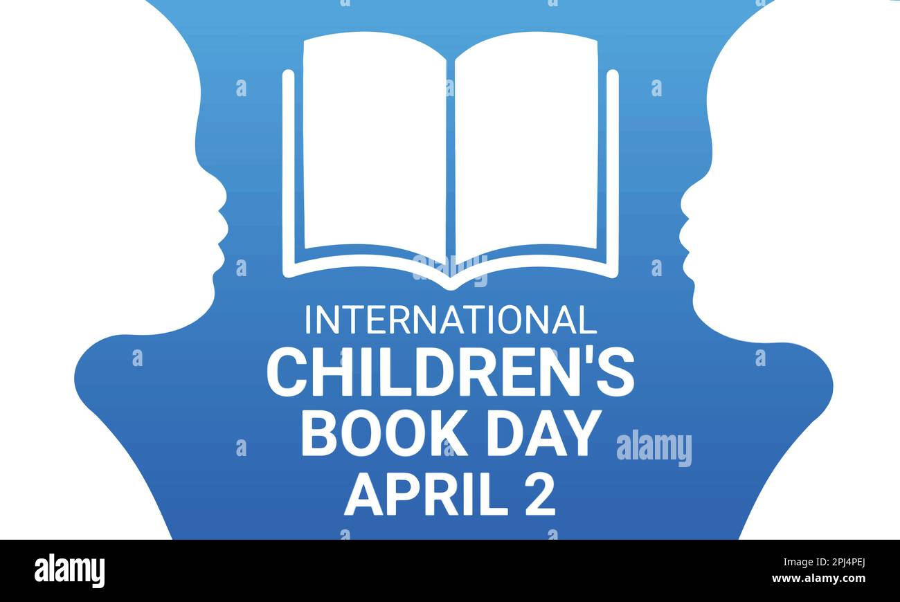 International Children's Book Day. April 2. Vector illustration of a ...