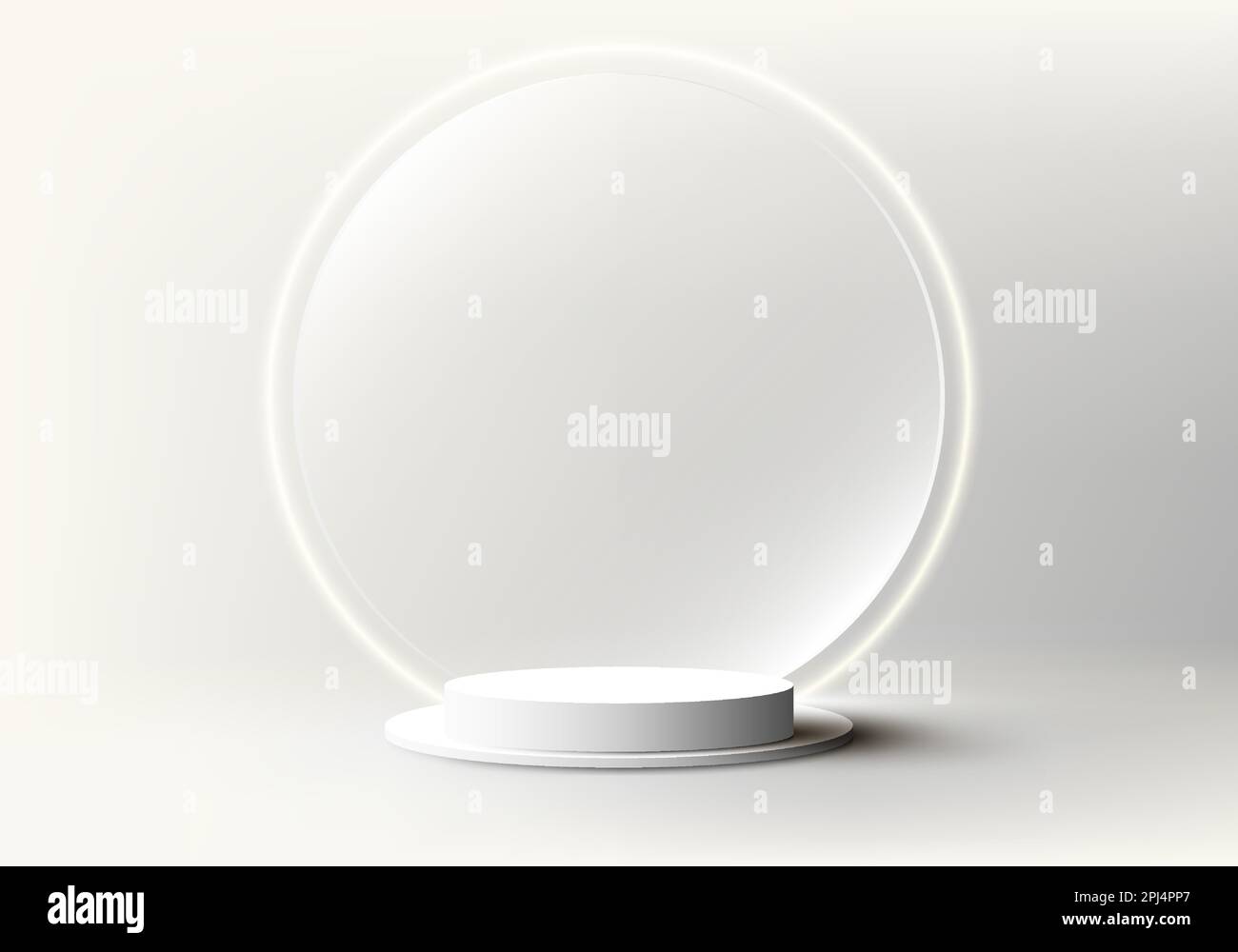 Round glass podium on Stock Vector Images - Alamy