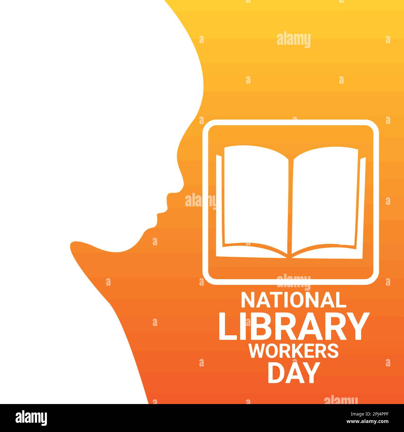 National Library Workers Day. Holiday concept. Template for background, banner, card, poster ...