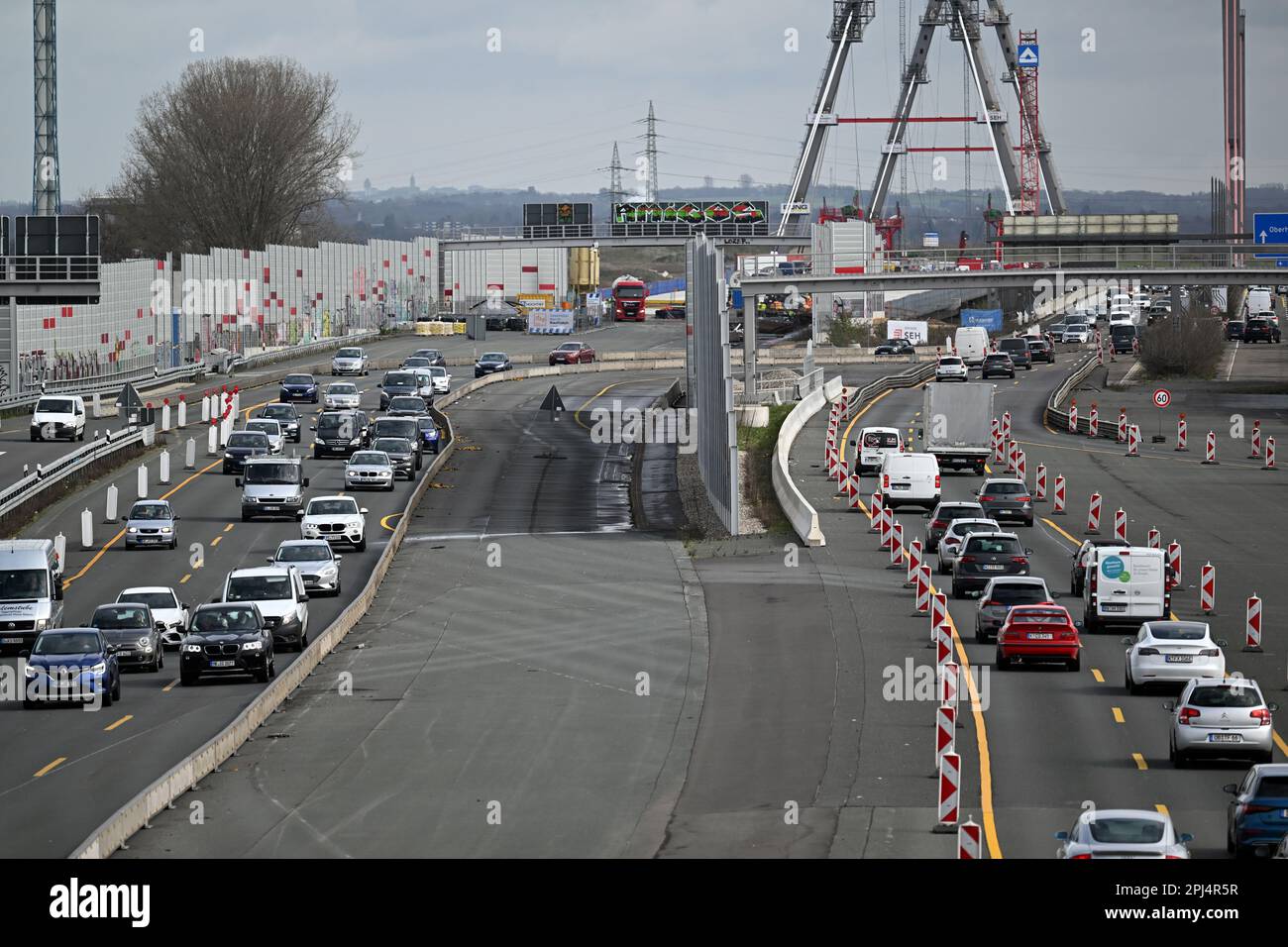 Cologne, Germany. 31st Mar, 2023. Cars are driving on Highway 1. The ...