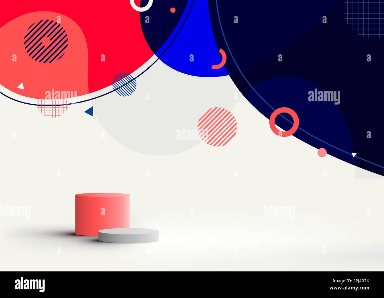 Red back stage light Stock Vector Images - Alamy