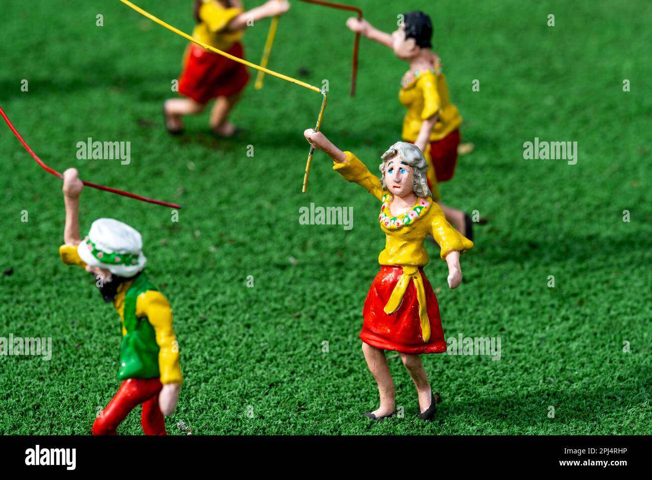 Miniature maypole dancers hi-res stock photography and images - Alamy