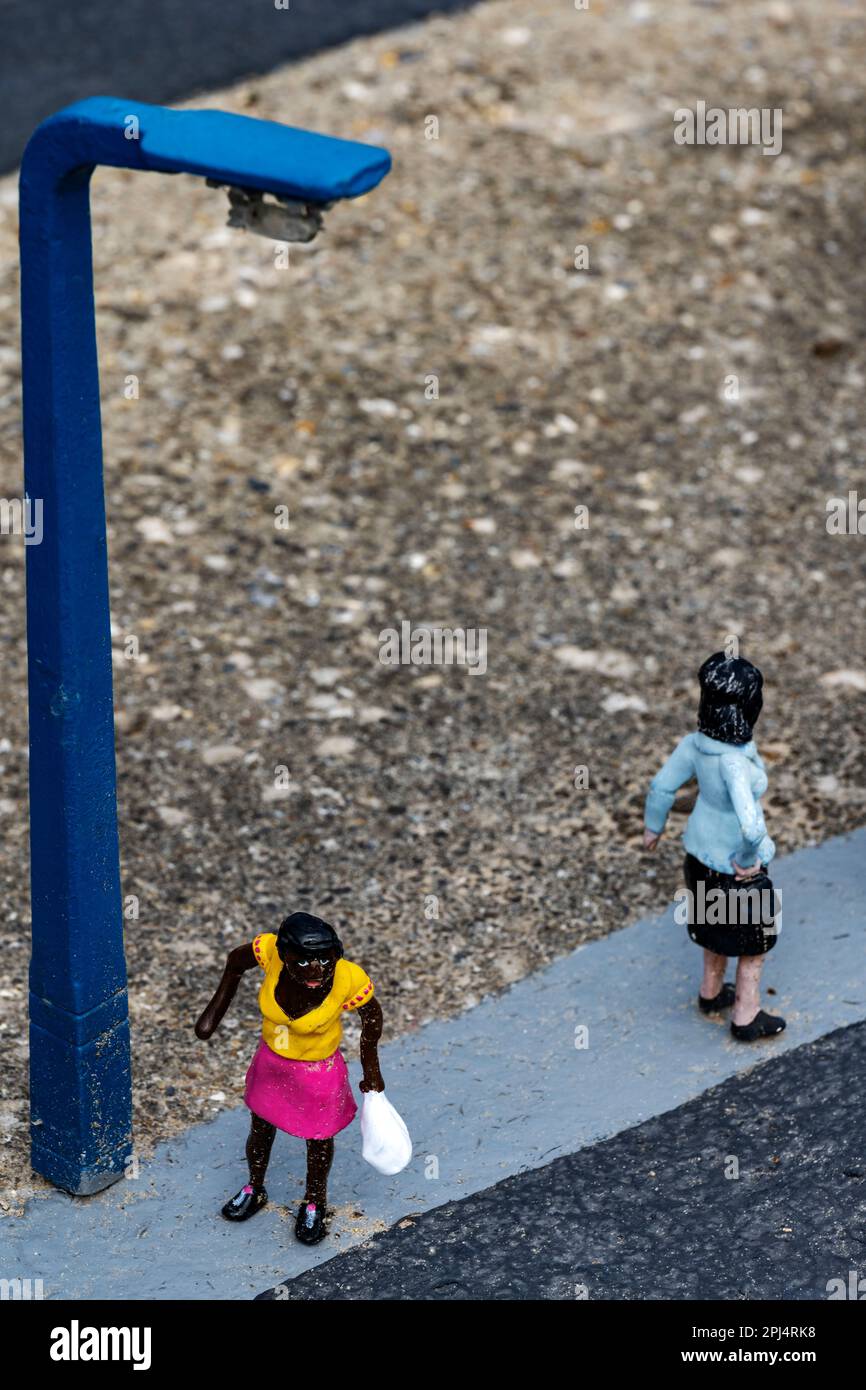Street scene model village Great Yarmouth Norfolk Stock Photo - Alamy