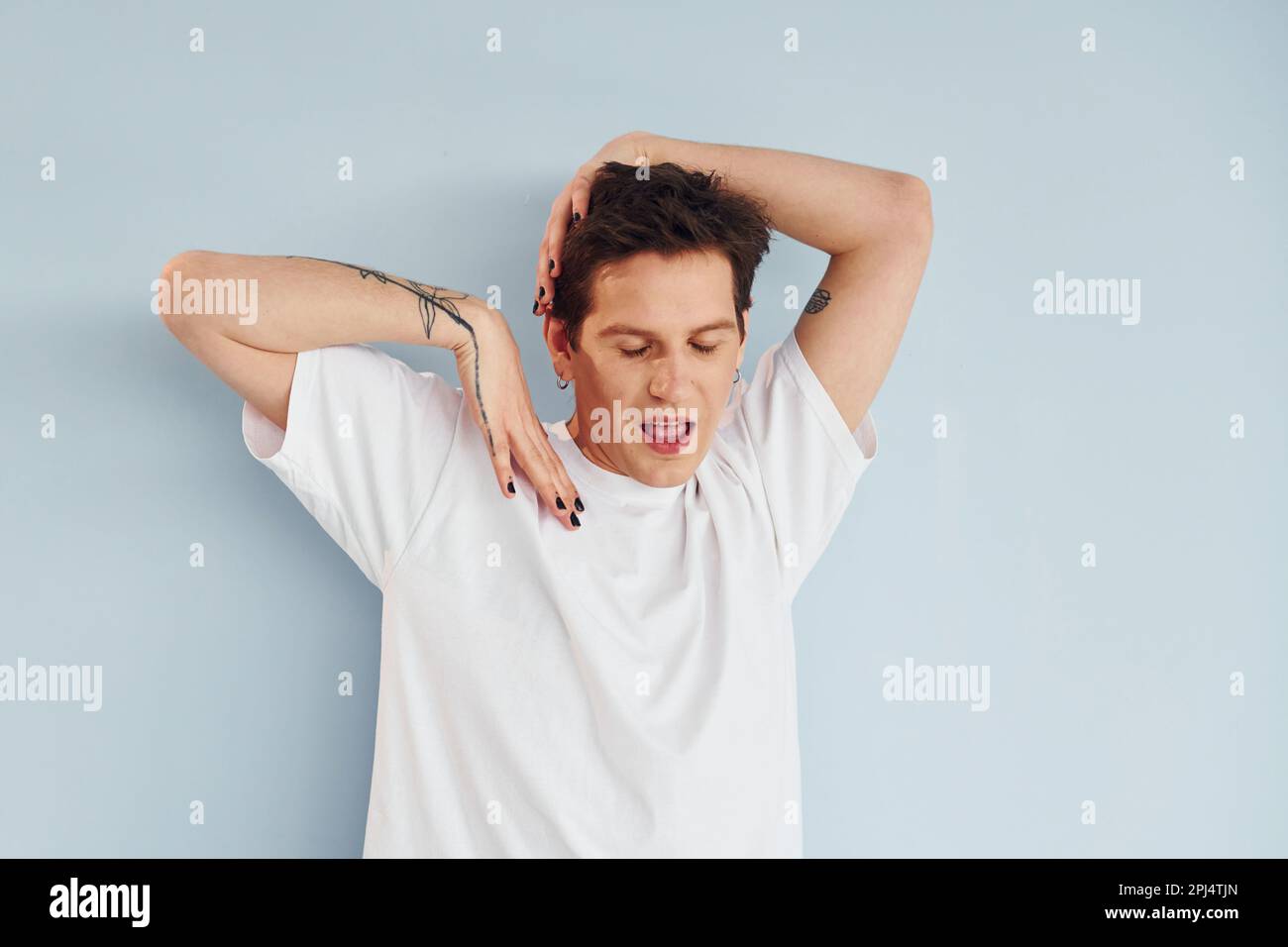 Male gay face facial hi-res stock photography and images - Alamy