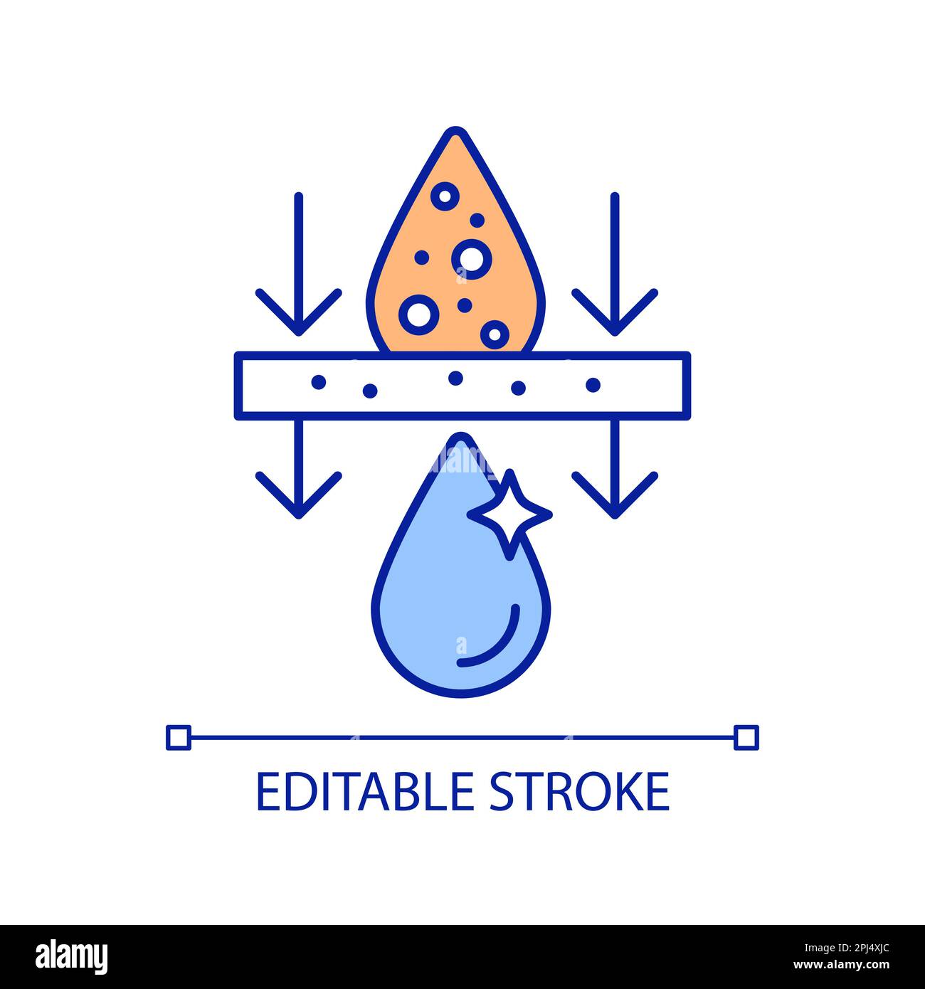 Dirty water filtration system RGB color icon Stock Vector Image & Art ... Dirty water filtration system RGB color icon Stock Vector Image & Art ...